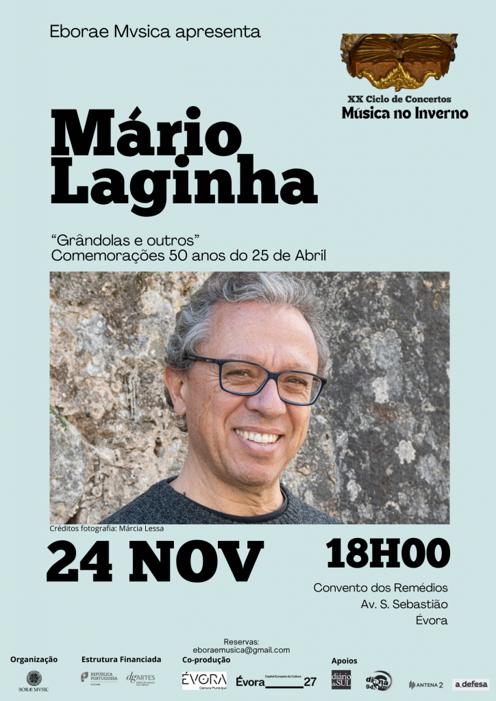 Mário Laginha | "Grândolas e outros" Comemorações dos 50 anos do 25 de ...